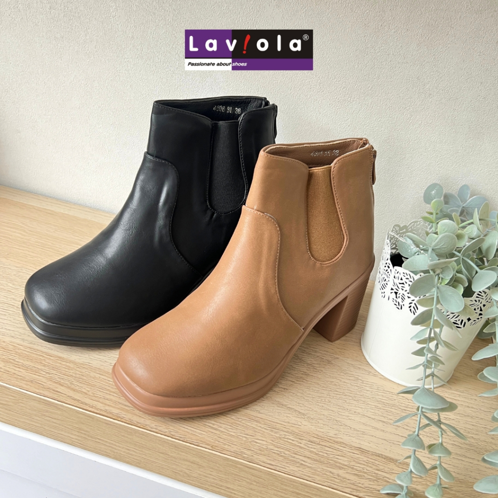 Jual Laviola 4508 LSK - Sepatu Boots Wanita Hak 7 CM | Shopee Indonesia