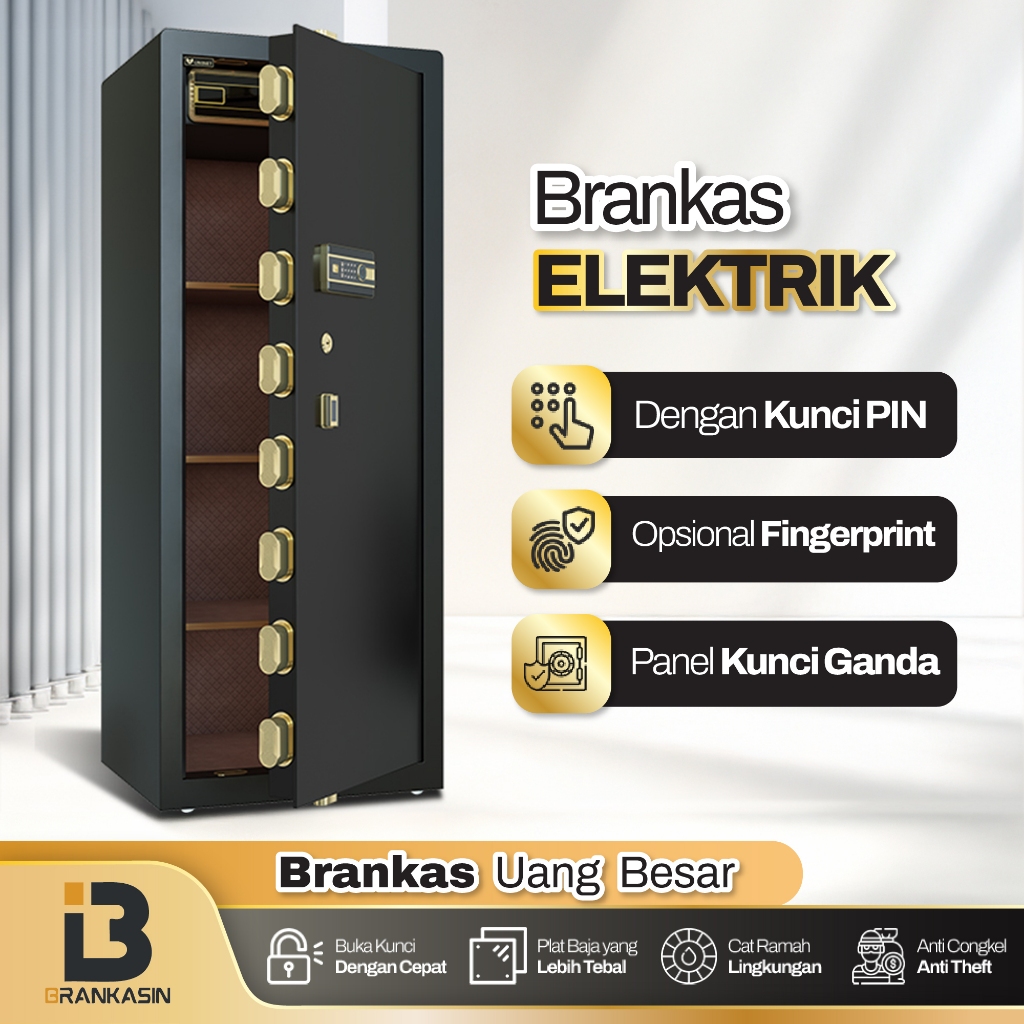 Jual Brankas Digital 1 Pintu Tinggi 180CM Brangkas Uang Emas Dokumen ...