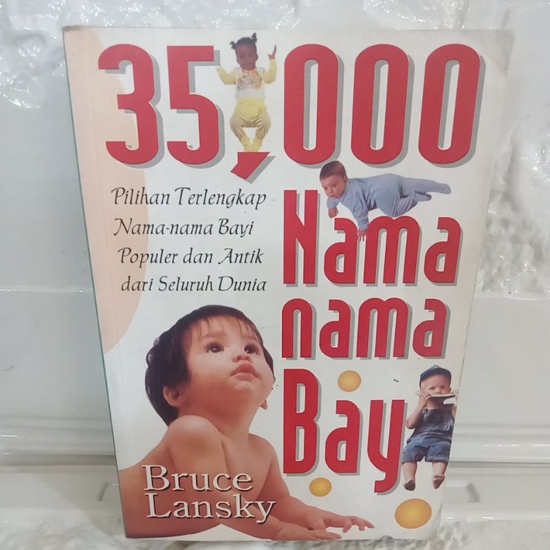 Jual Buku Original 35,000 NAMA NAMA BAYI - BRUCE LANSKY | Shopee Indonesia