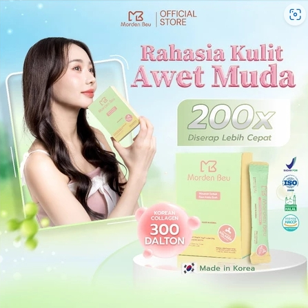 Jual Morden Beu - 2 Box | Low Molecules Marine Collagen Tripeptide 300da | Import Korea ...
