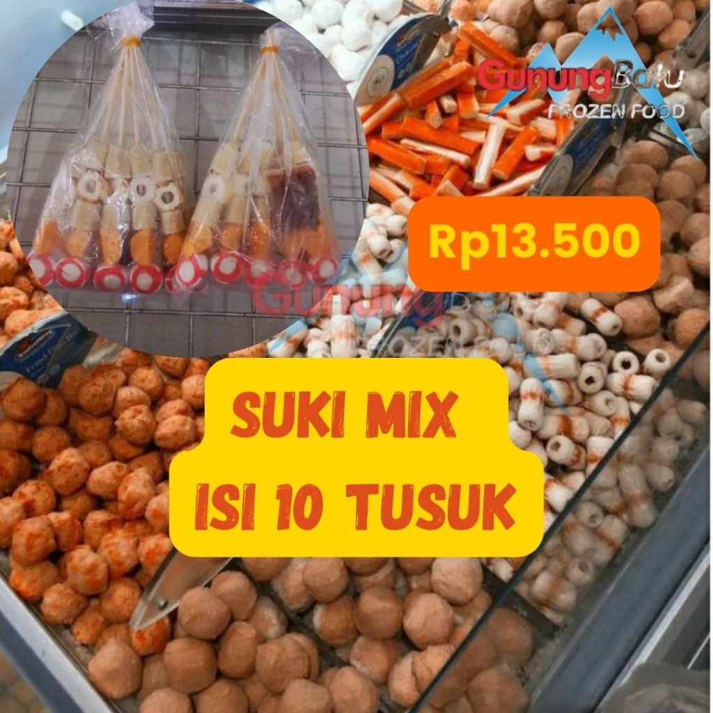 Jual SATE SUKI MIX ISI 10 TUSUK | Shopee Indonesia