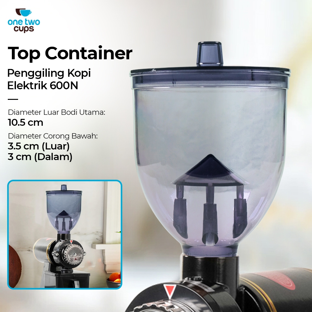 Jual Cup Atas Mesin Penggiling Biji Kopi Universal Hopper Bean Wadah 600N | Shopee Indonesia
