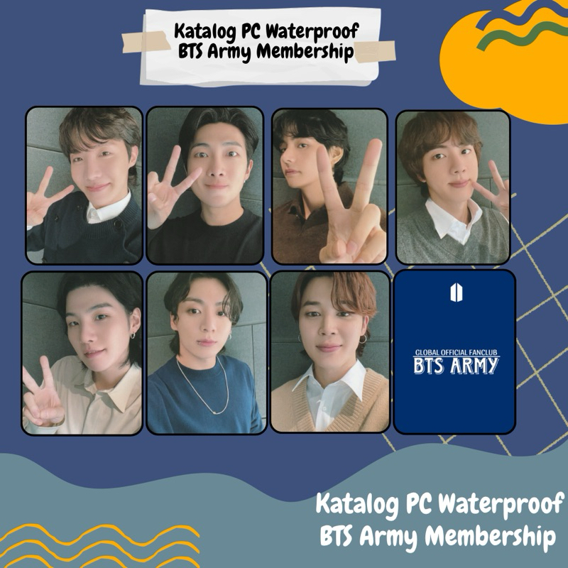 Jual PC waterproof PVC versi bts army/ JK I am still/ Bisa COD | Shopee ...