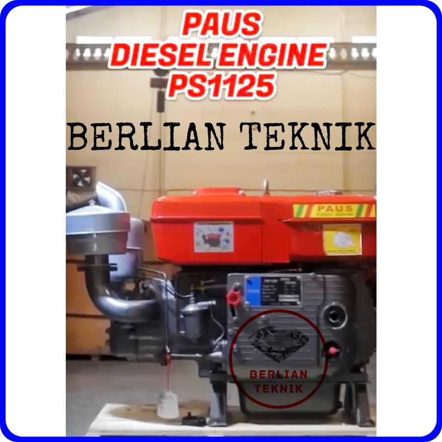 Jual Mesin Penggerak Solar Engine Diesel Paus PS 1125 M / 30 HP Starter | Shopee Indonesia