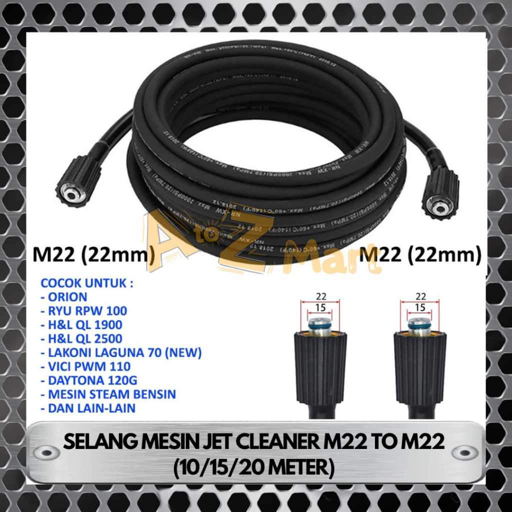 Jual SELANG TEMBAKAN PENYEMPROT SEMPROTAN TEKANAN TINGGI MESIN STEAM ...