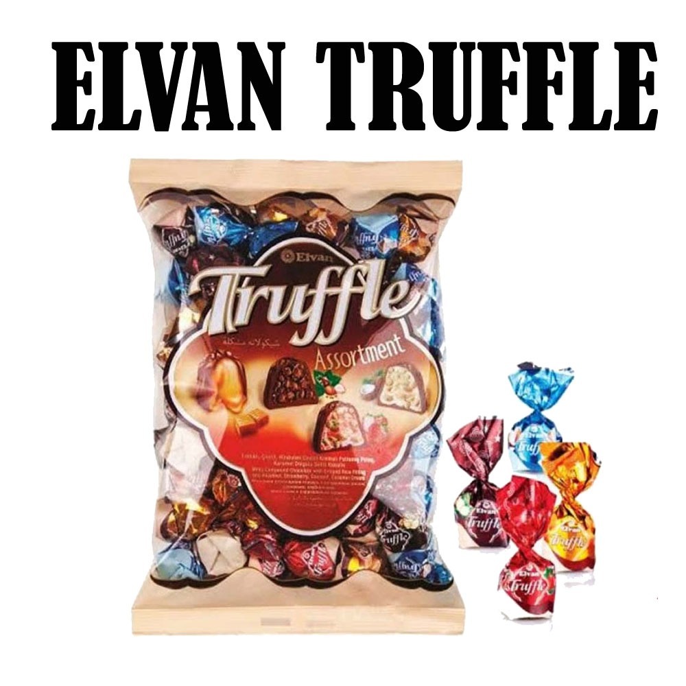 Jual ELVAN TRUFFLE COKLAT TURKI 400GRAM | Shopee Indonesia