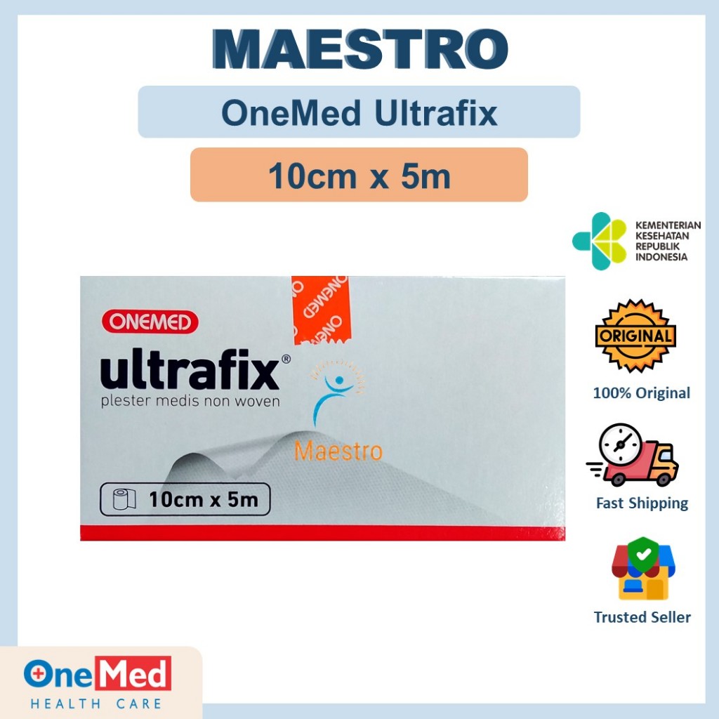 Jual Ultrafix Onemed 10cm x 5m Plester Luka Non Woven 10 cm x 5 meter ...