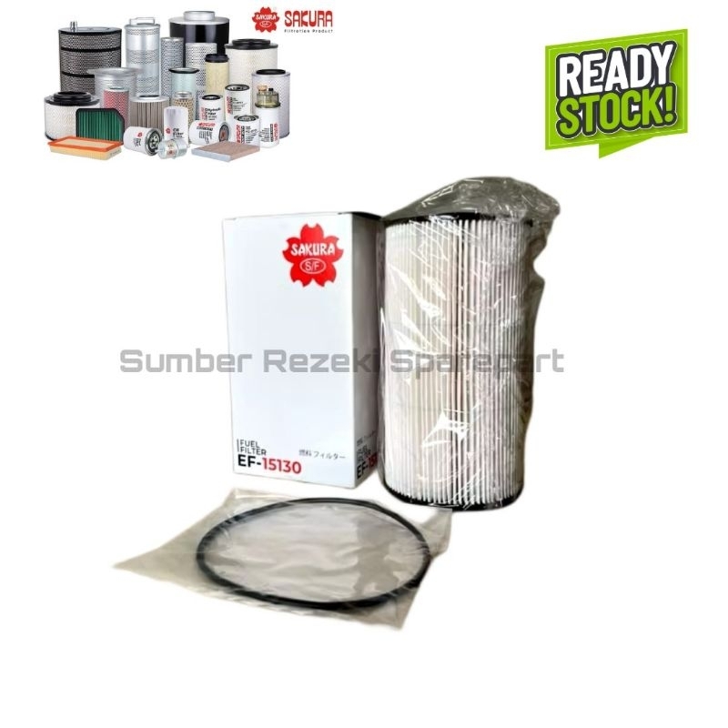 Jual Filter Solar Bawah Giga FTR FRR FVZ Saringan Solar Sakura EF-15130 ...