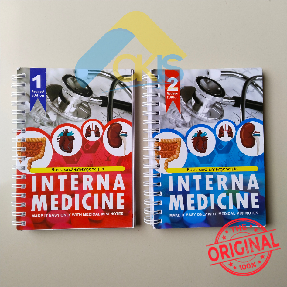 Jual Medical Mini Notes Original Interna Medicine Jilid 1 & 2 MMN Buku ...