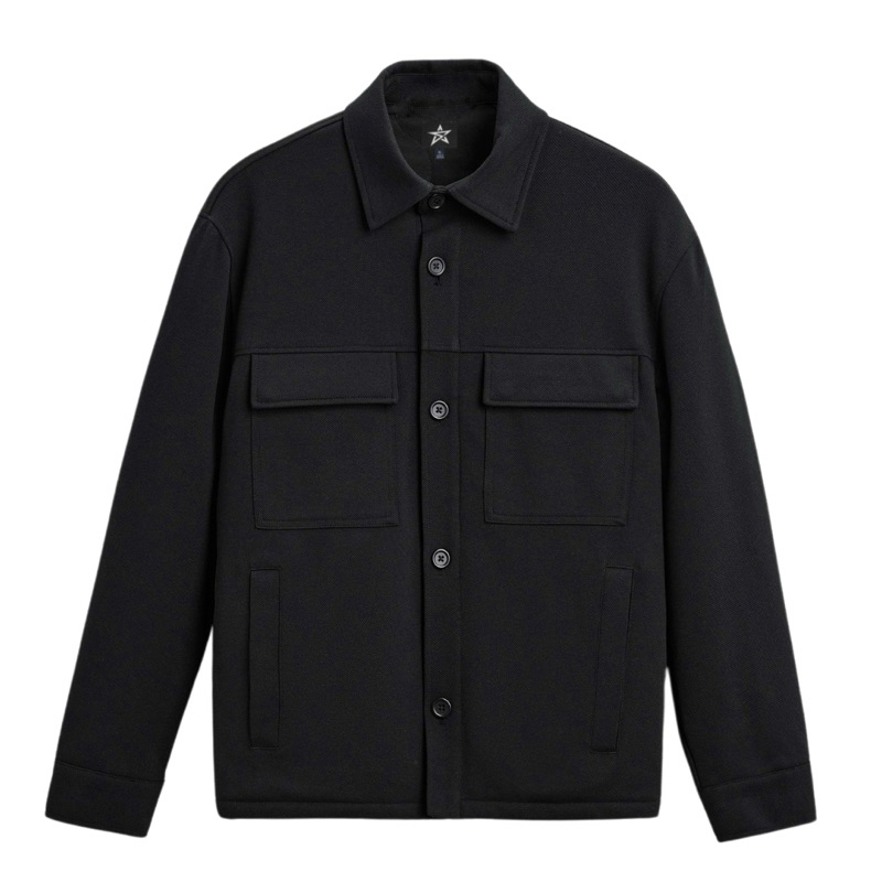 Jual Sai - Clocks Jacket Boxy Canvaz Outer Pria Polos | Shopee Indonesia