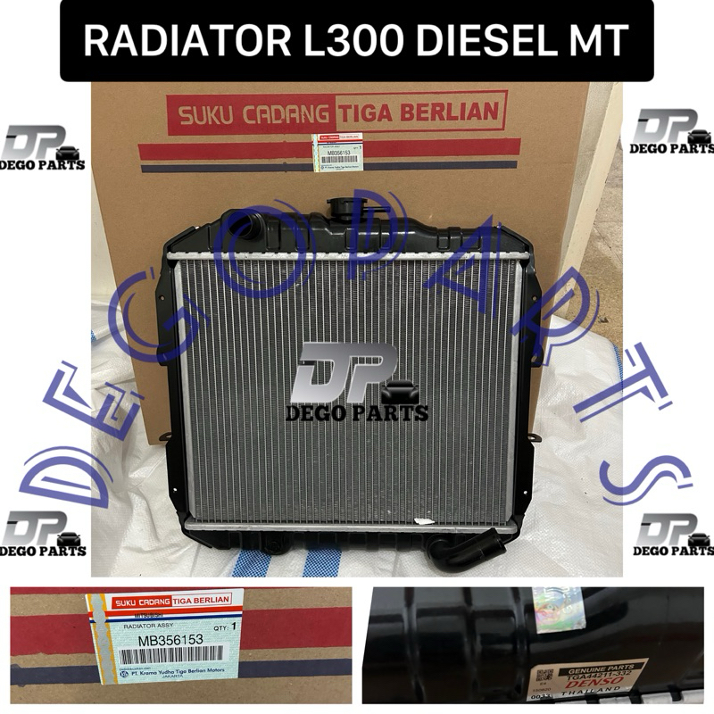 Jual RADIATOR ASSY MITSUBISHI L300 DIESEL ASLI ORIGINAL DENSO THAILAND ...