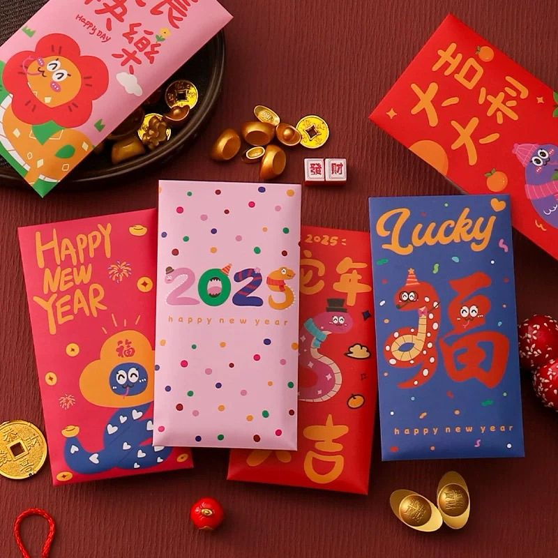 Jual Lucky Snake Kertas Angpau Imlek 2025 Tahun Ular CNY | Shopee Indonesia