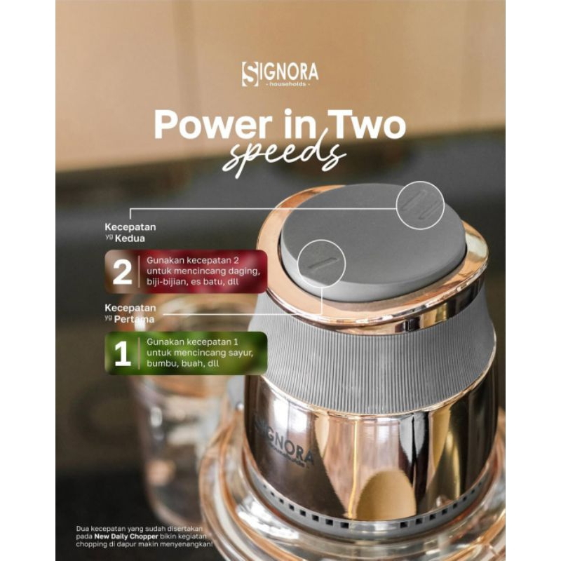 Jual SIGNORA NEW DAILY CHOPPER PLUS BONUS KAT 2 | DISTRIBUTOR RESMI ...