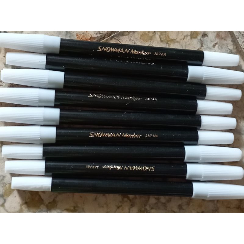 Jual Spidol snowman hitam kecil (12pcs) | Shopee Indonesia