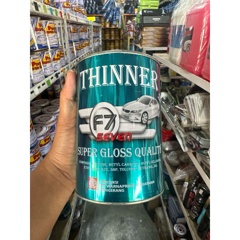 Jual THINNER F7 BIRU KALENG KECIL | Shopee Indonesia