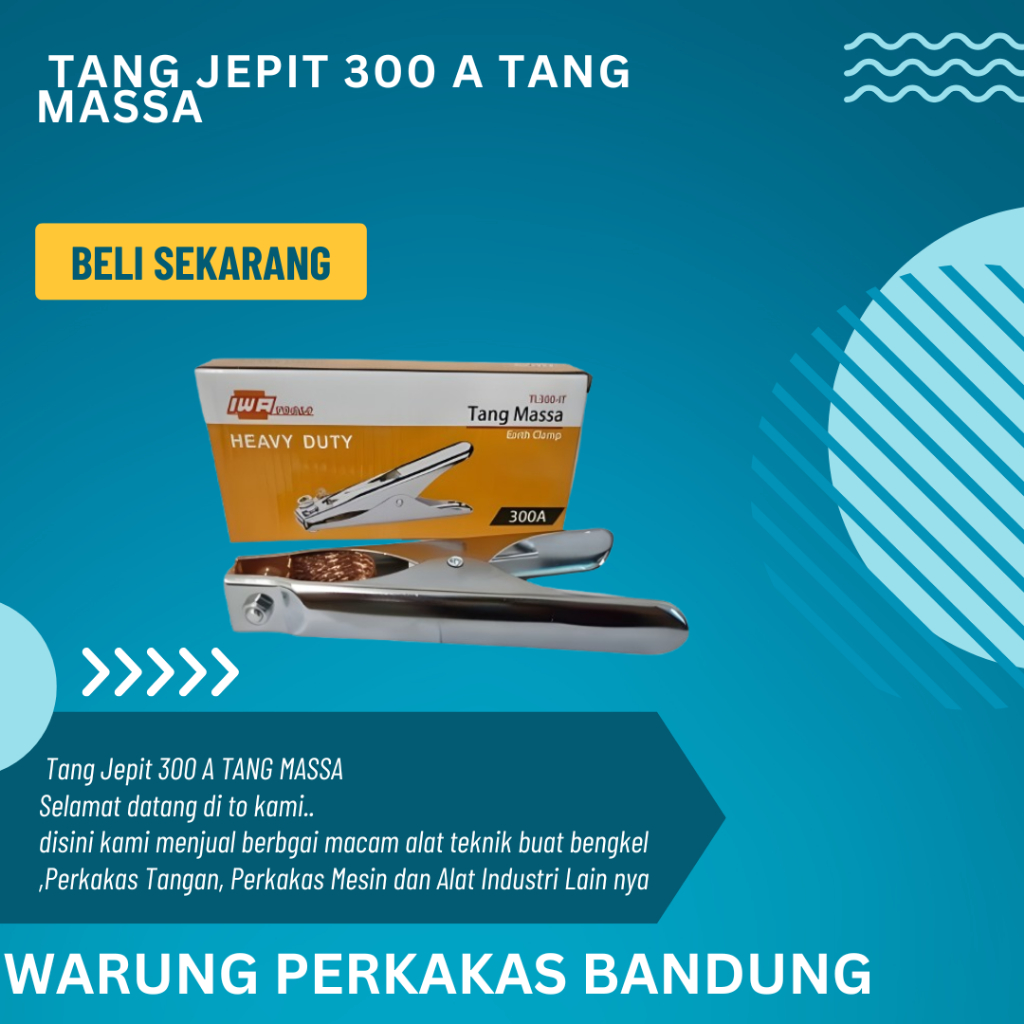 Jual IWA Tang Las /Stang Las / Tang Masa / Tang Jepit 300 A TANG MASSA ...