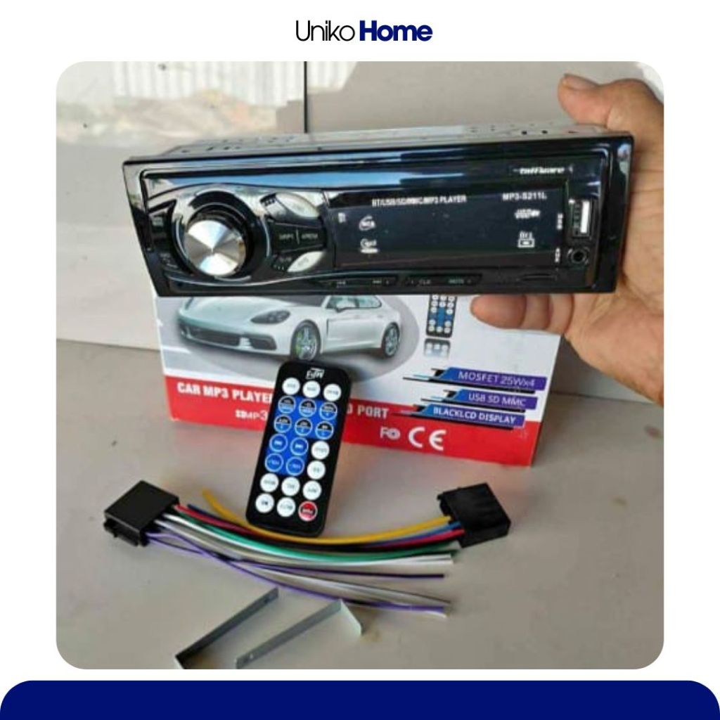 Jual Single Din Head Unit Tape Mobil Multifungsi Bluetooth USB MP3 FM ...