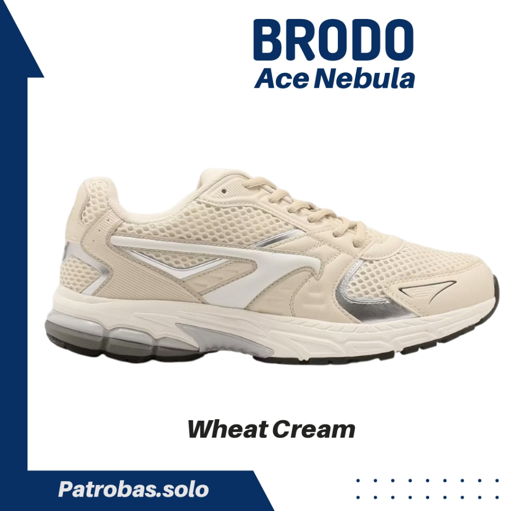 Jual BRODO Ace Nebula Wheat Cream Sepatu Sneakers Casual Shoes Pria ...