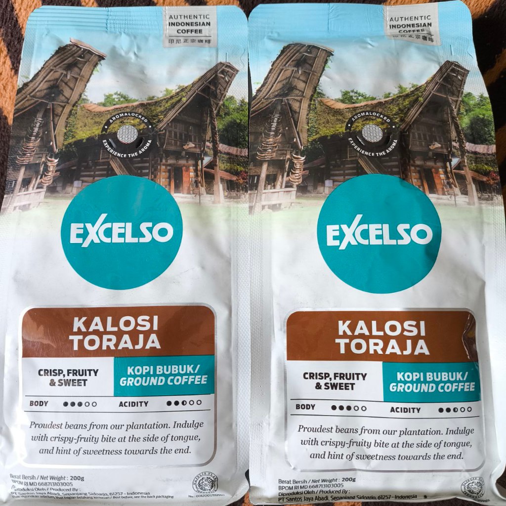 Jual Excelso Kalosi Toraja Kopi Bubuk Kemasan 200gr | Shopee Indonesia