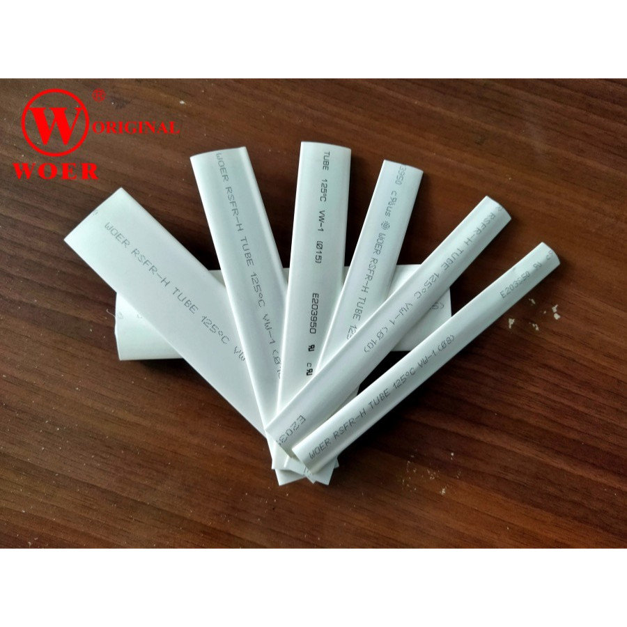 Jual Selang Bakar / Heat Shrink Tube / Selongsong Kabel Bakar Putih ...