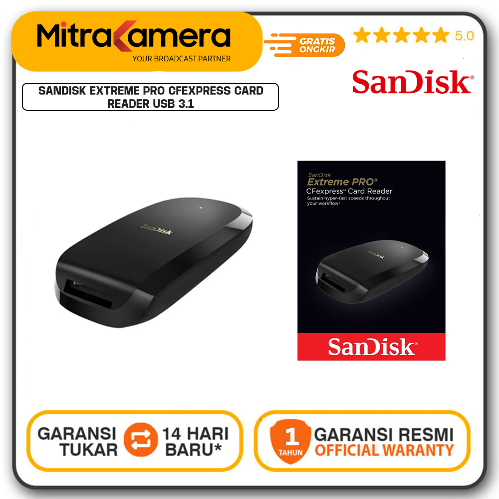 Jual SanDisk Extreme PRO CFexpress Card Reader USB 3.1 | Shopee Indonesia