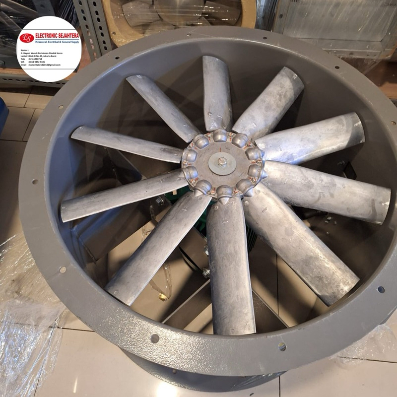 Jual axial fan NICOTRA 25"inch ADT630/160/10B/25 ALU-2,2 D4 2,2kw ...