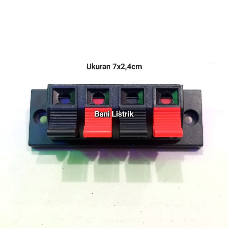 Jual Terminal Speaker Jepit Besar 4 Pin Berkualitas | Shopee Indonesia