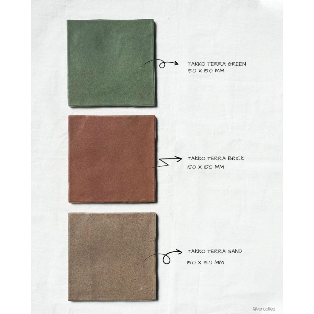 Jual Keramik Venus Takko Terra Square Series Matte 15x15 Cm - Keramik ...