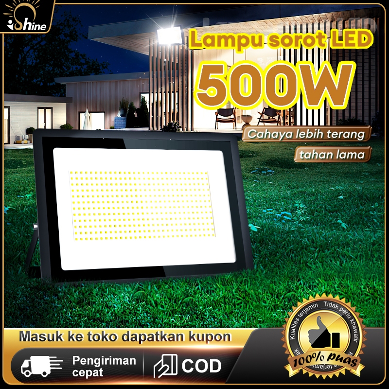 Jual 【Garansi 10 tahun】 lampu sorot LED 500W tahan air luar ruangan Ready Stock panggung lampu ...