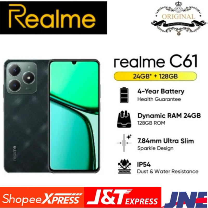 Jual REALME C61 RAM 8/128GB GARANSI RESMI | Shopee Indonesia