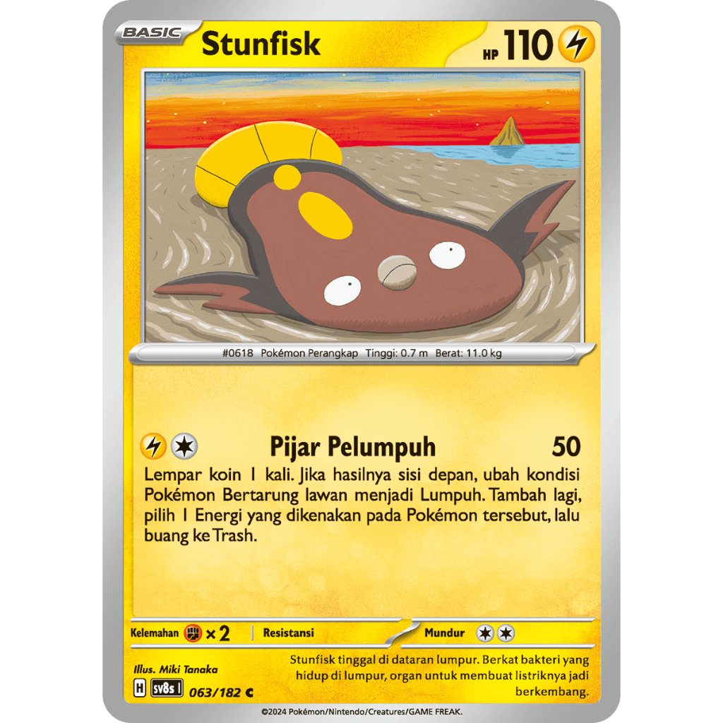 Jual Stunfisk Kartu Pokemon Stunfisk | Shopee Indonesia