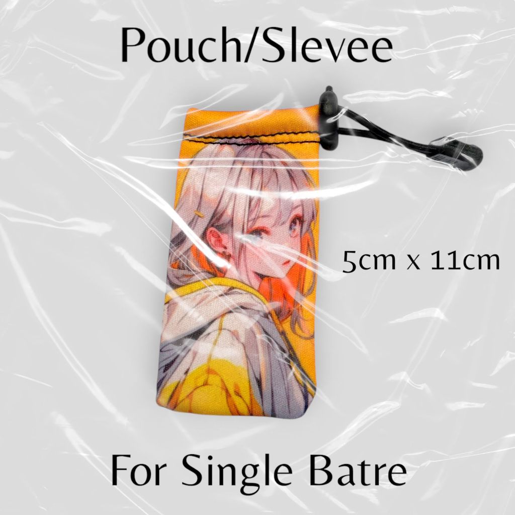 Jual YELLOW ANIME GIRL POUCH SLEVEE FOR SINGLE BATTERY | Shopee Indonesia