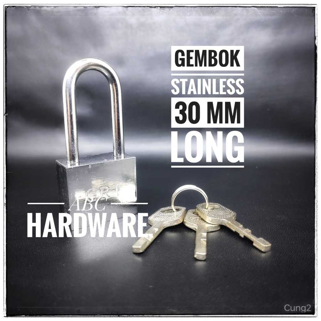 Jual Gembok Anti Maling 30mm Panjang - Gembok Motor | Shopee Indonesia