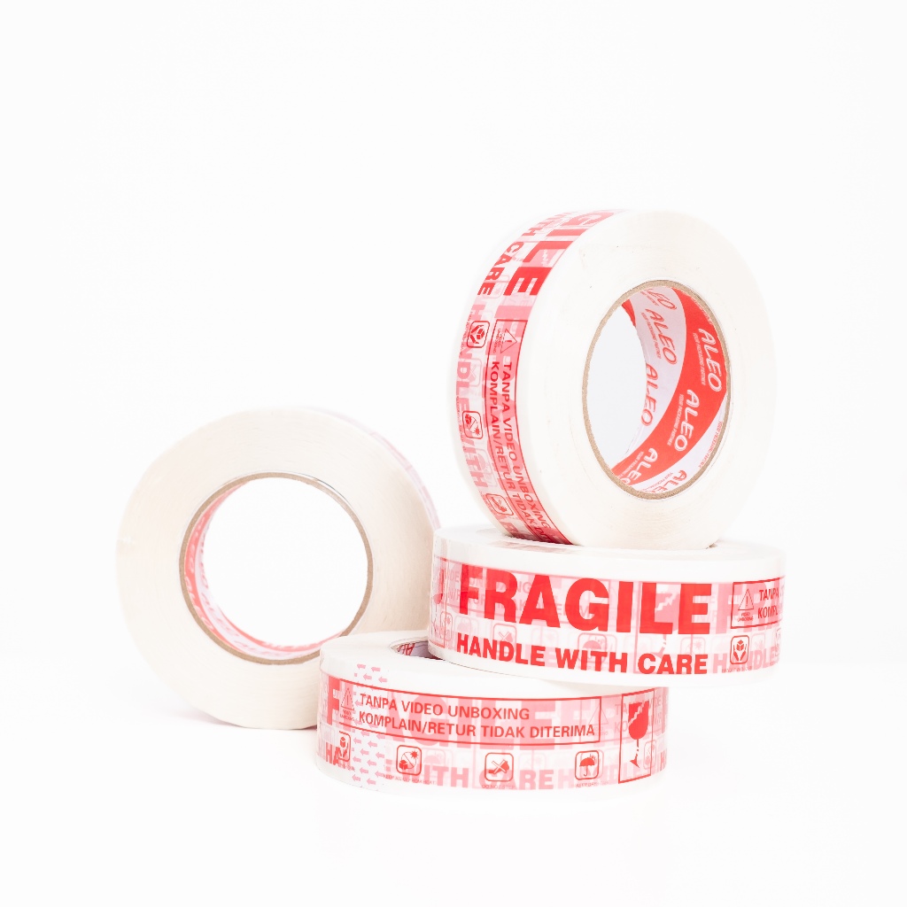 Jual Lakban Fragile Unboxing Jangan Dibanting 45mm x 300 Yard Wajib ...