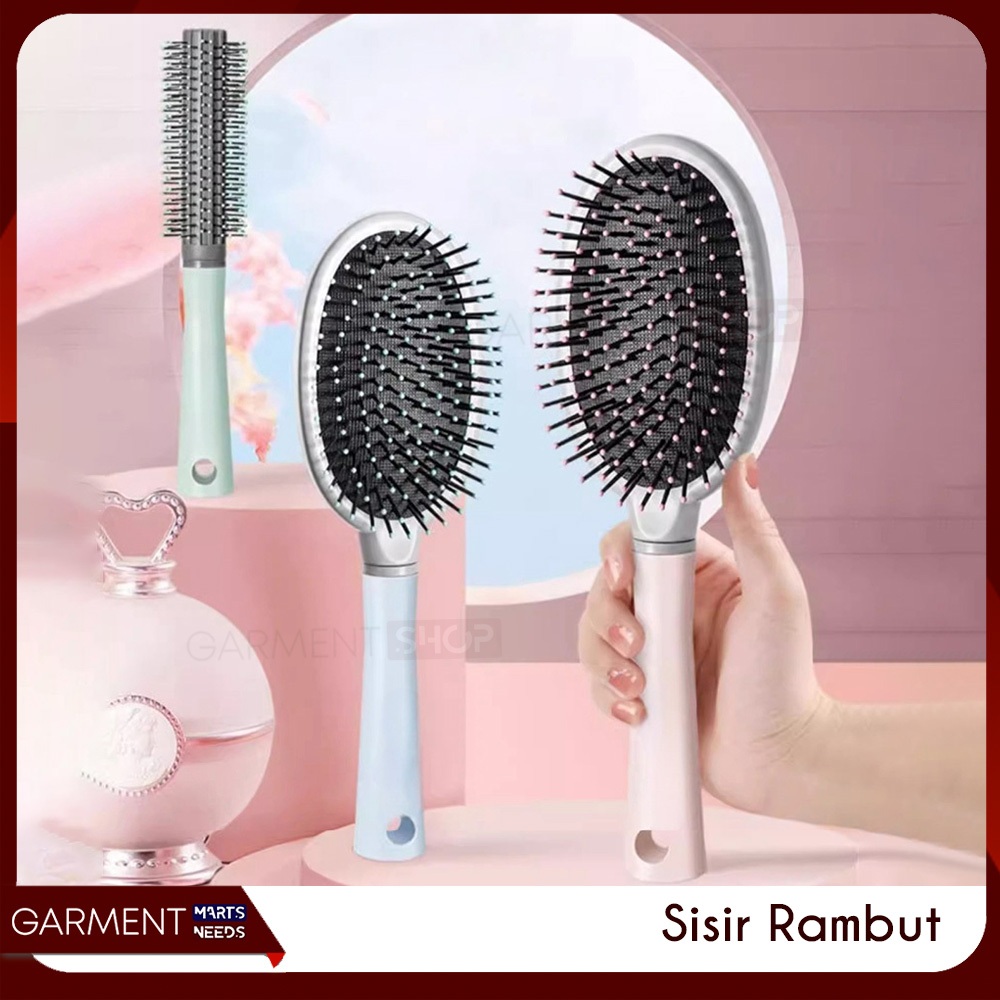 Jual Sisir Rambut Wanita Besar Anti Kusut Cushion Comb Model Wet Brush ...