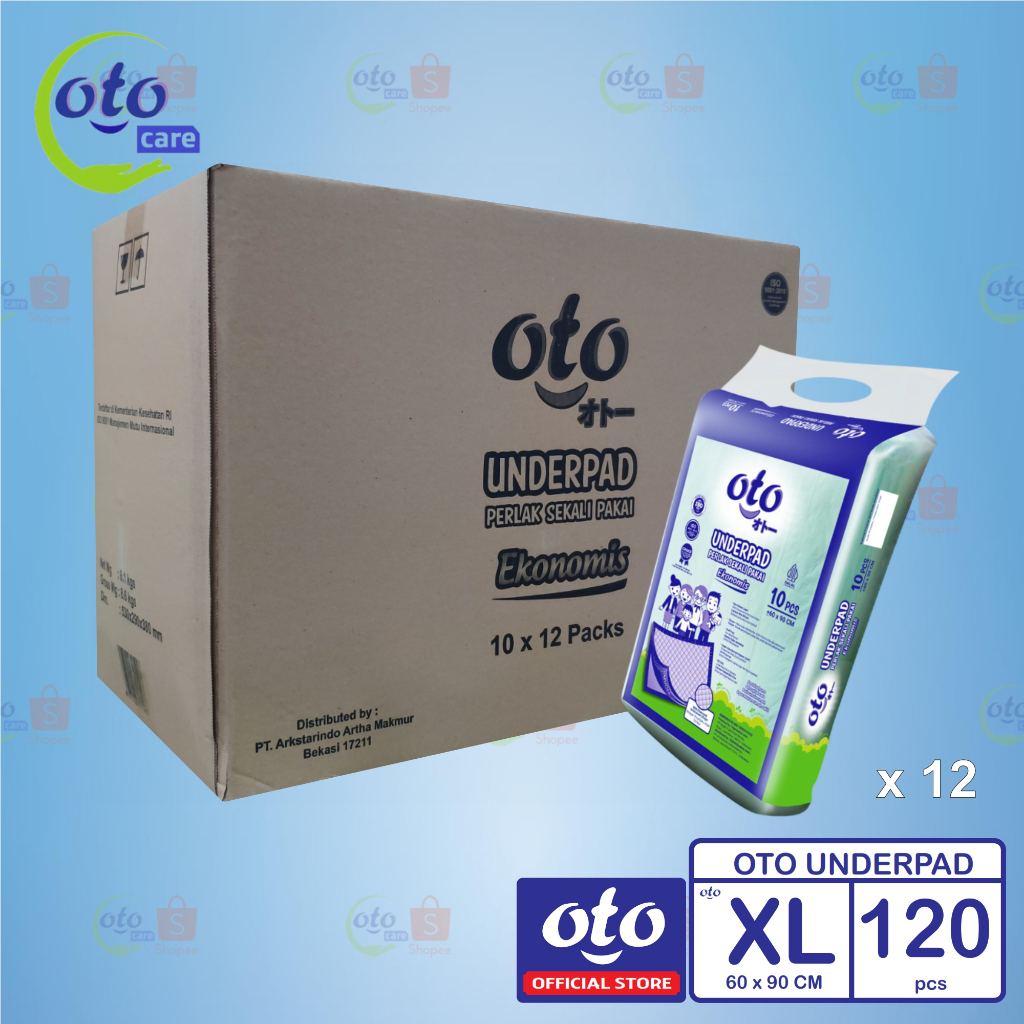 Jual OTO Underpad Perlak Sekali Pakai Menyerap Cairan 60x90 cm isi 120 ...