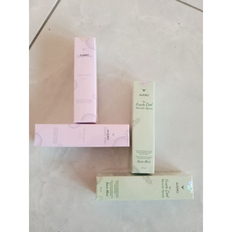 Jual AVERO Fresh Cool Mouth Spray & AVERO Sweet Gum Mouth Sray, Parfum ...