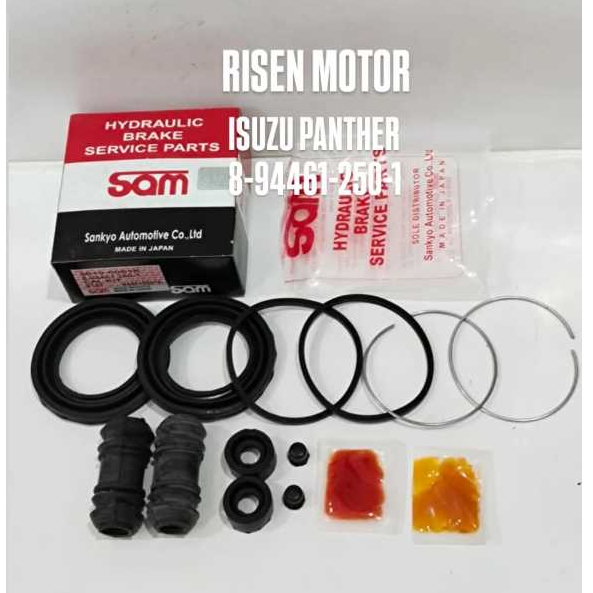 Jual CALIPER KIT SAM ISUZU PANTHER KARET SEAL KIT REM CAKRAM DEPAN ISUZU PANTHER 8-94461-250-1 ...