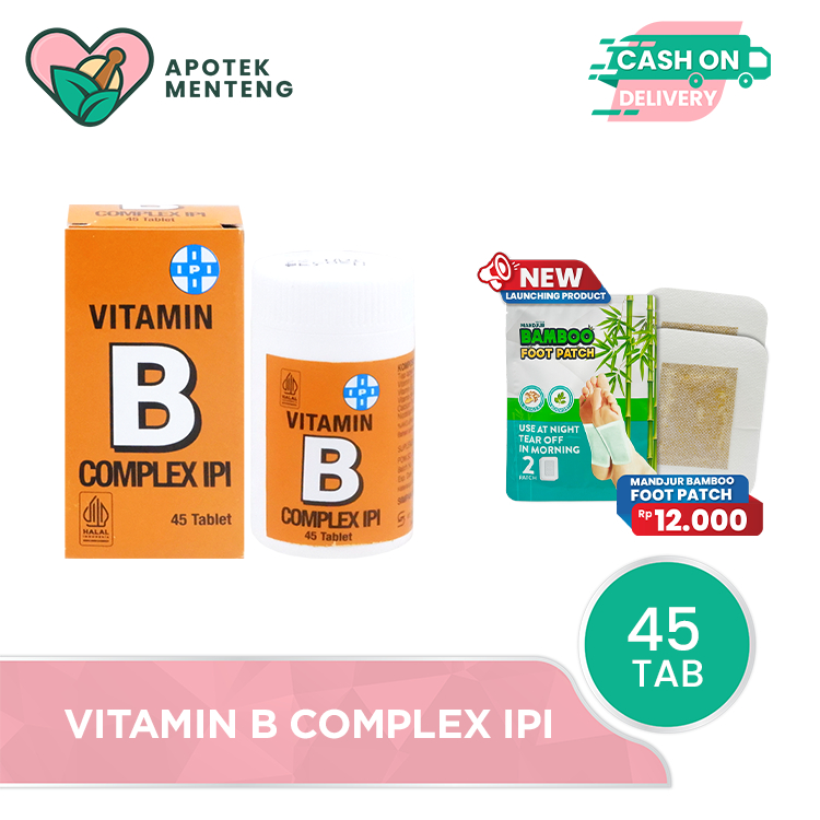 Jual IPI Vitamin B Complex 45 Tablet - Memelihara Kesehatan Tubuh ...