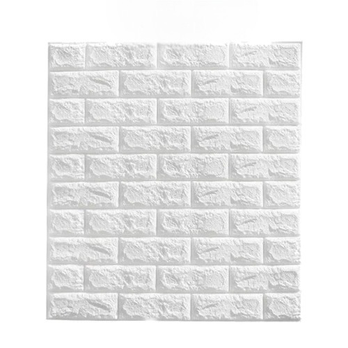 Jual IH Wallpaper Stiker Dinding 3D Foam Batu Bata Dekorasi Dinding 70 x 77 cm | Shopee Indonesia