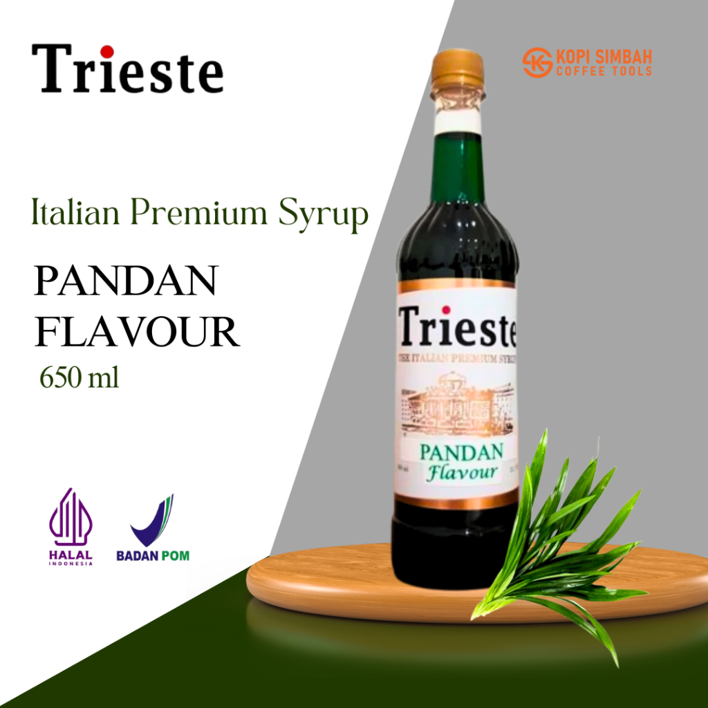 Jual Trieste syrup rasa PANDAN Minuman Sirup Kopi Premium Italia Sirup ...