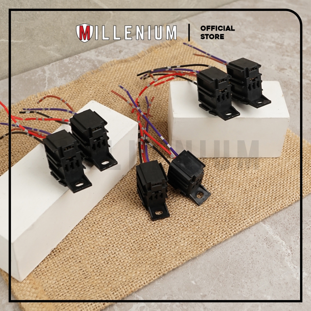 Jual Socket Cable Relay AC Mobil Mini DENSO Gandeng / Soket Relay ...