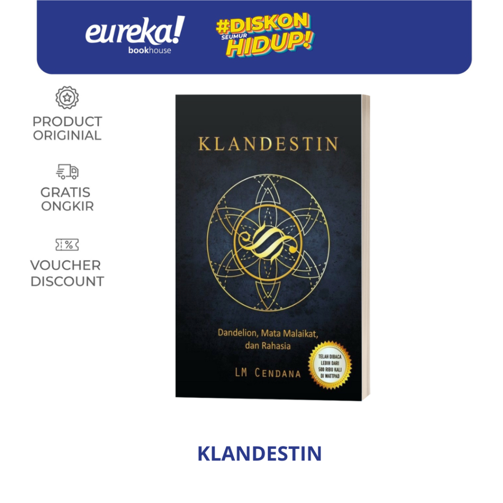 Jual NOVEL - KLANDESTIN (LM CENDANA) | Shopee Indonesia