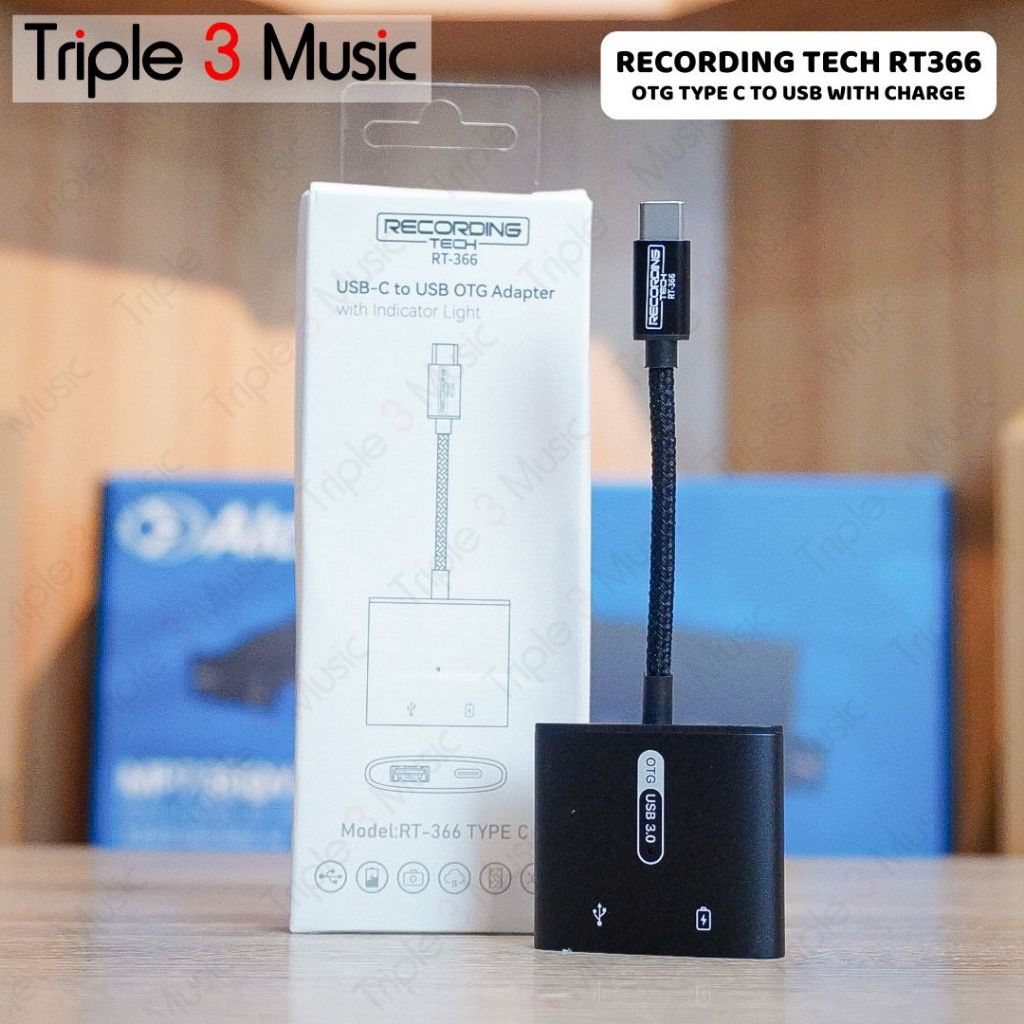 Jual Recording Tech RT 366 RT366 OTG Tipe C USB C to USB A 3.0 & USB C ...