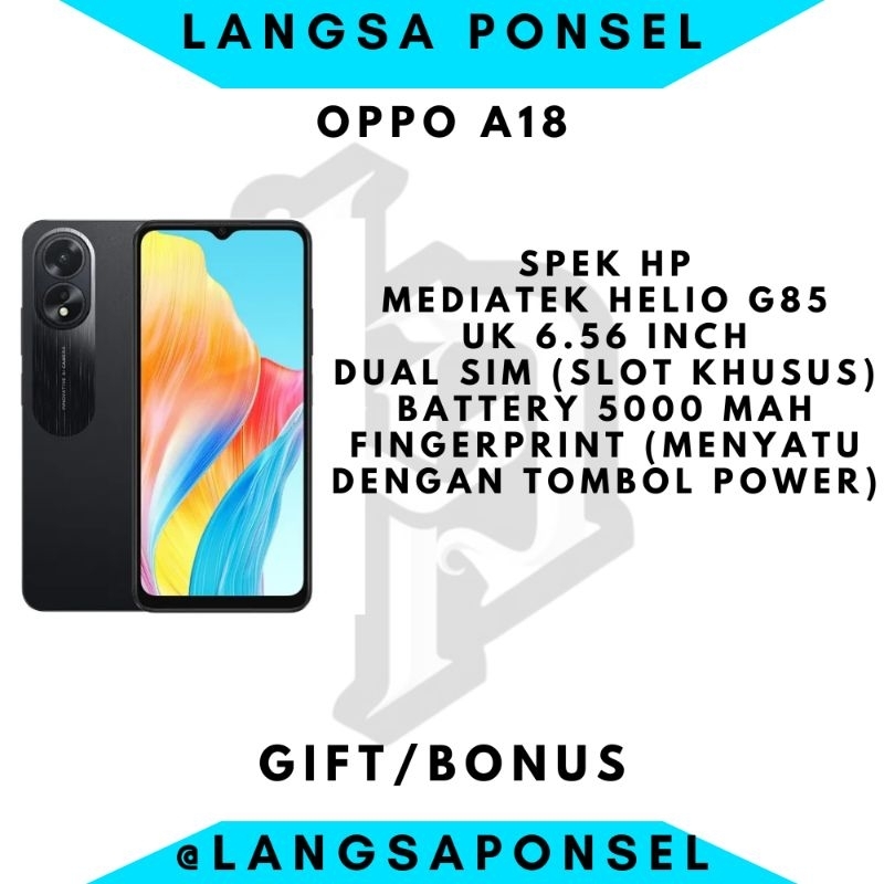 Jual OPPO A18 | Shopee Indonesia