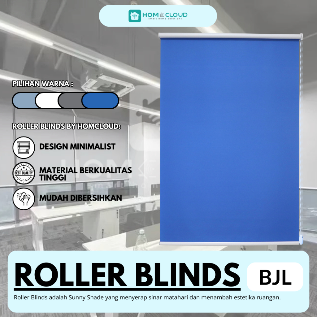 Jual Roller Blinds BJL Otomatis Roller Blinds Elektrik Tirai Blinds ...