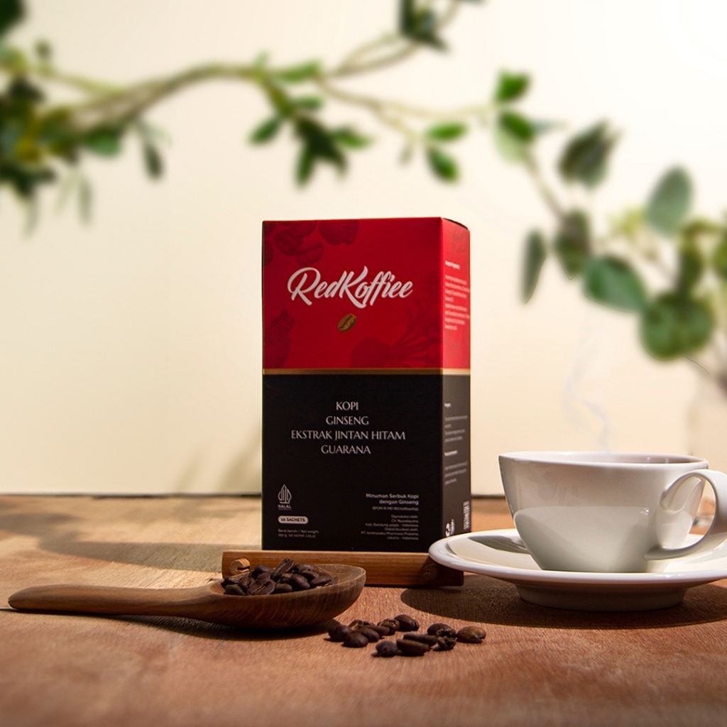 Jual Kopi Merah Original Red Koffiee Herbal 1 box isi 10 bungkus ...