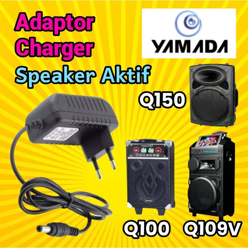 Jual Adaptor Charger speaker aktif bluetooth Yamada DC 12V 2A | Shopee Indonesia