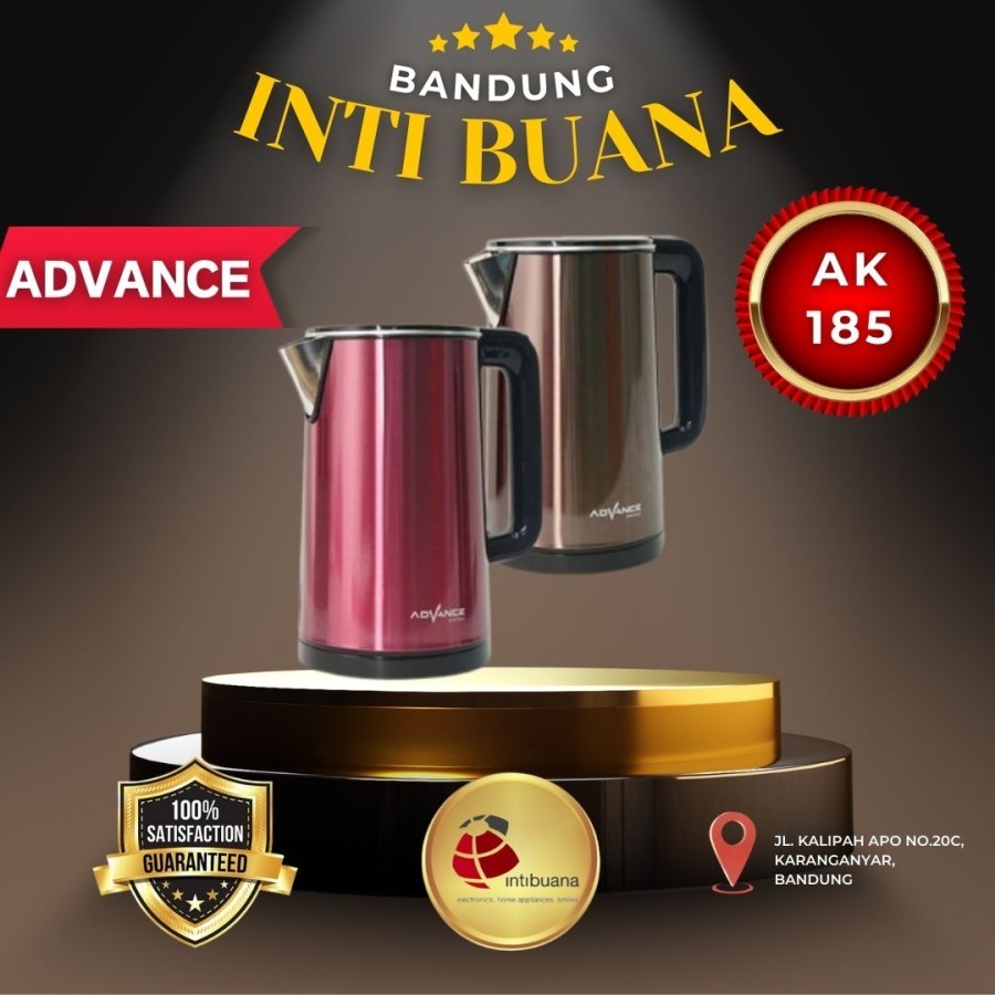 Jual Advance AK-185 / AK185 Teko Listrik Electric Kettle Ukuran 1.8 ...