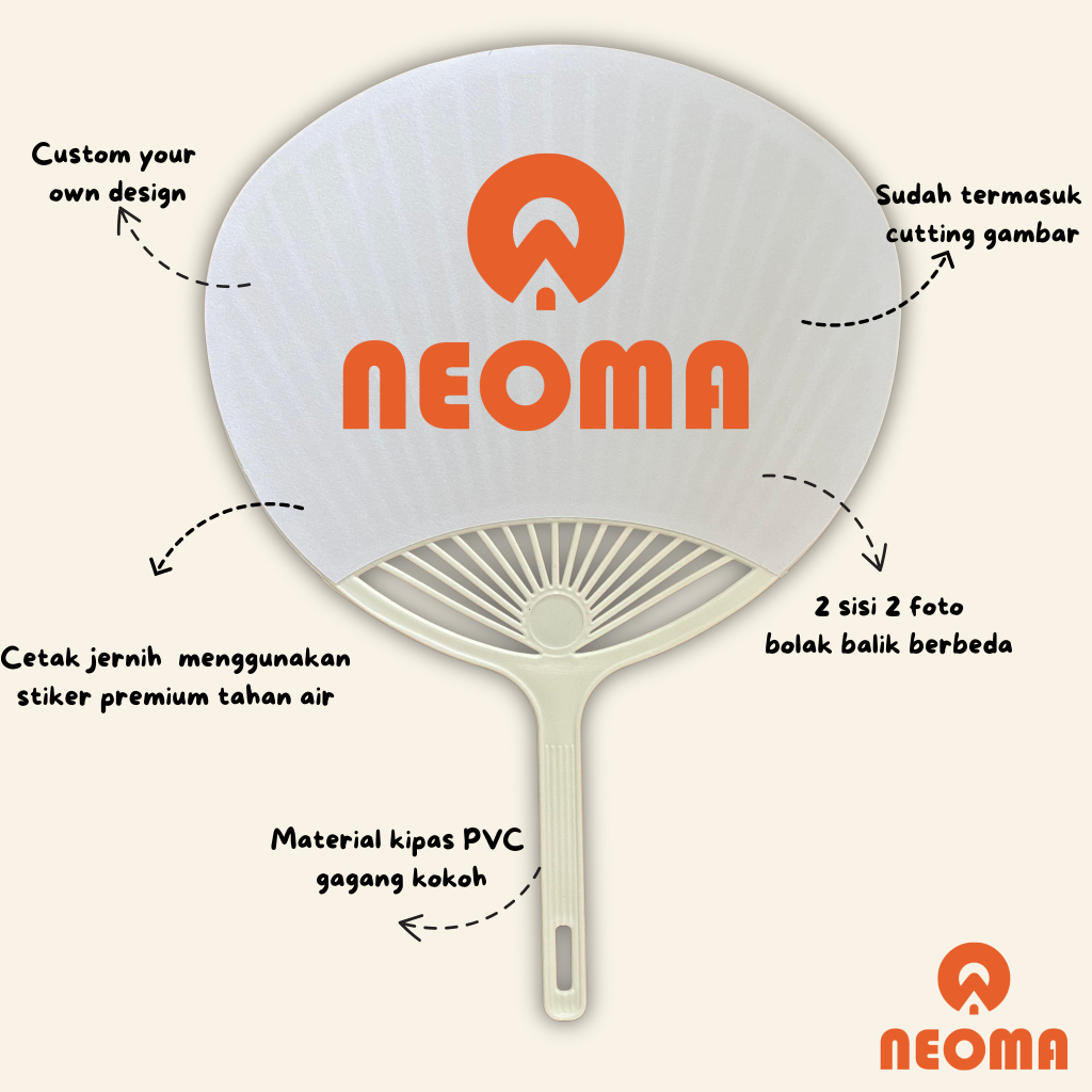 Jual [TERCEPAT][PREMIUM] Kipas Kerang Custom Rangka Kipas Uchiwa Rangka ...